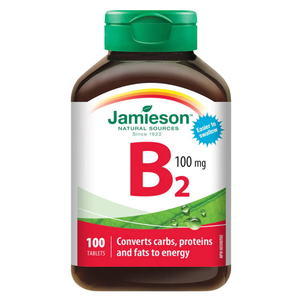Vitamin B2 | Riboflavin 100 Tabs – VITAMALL