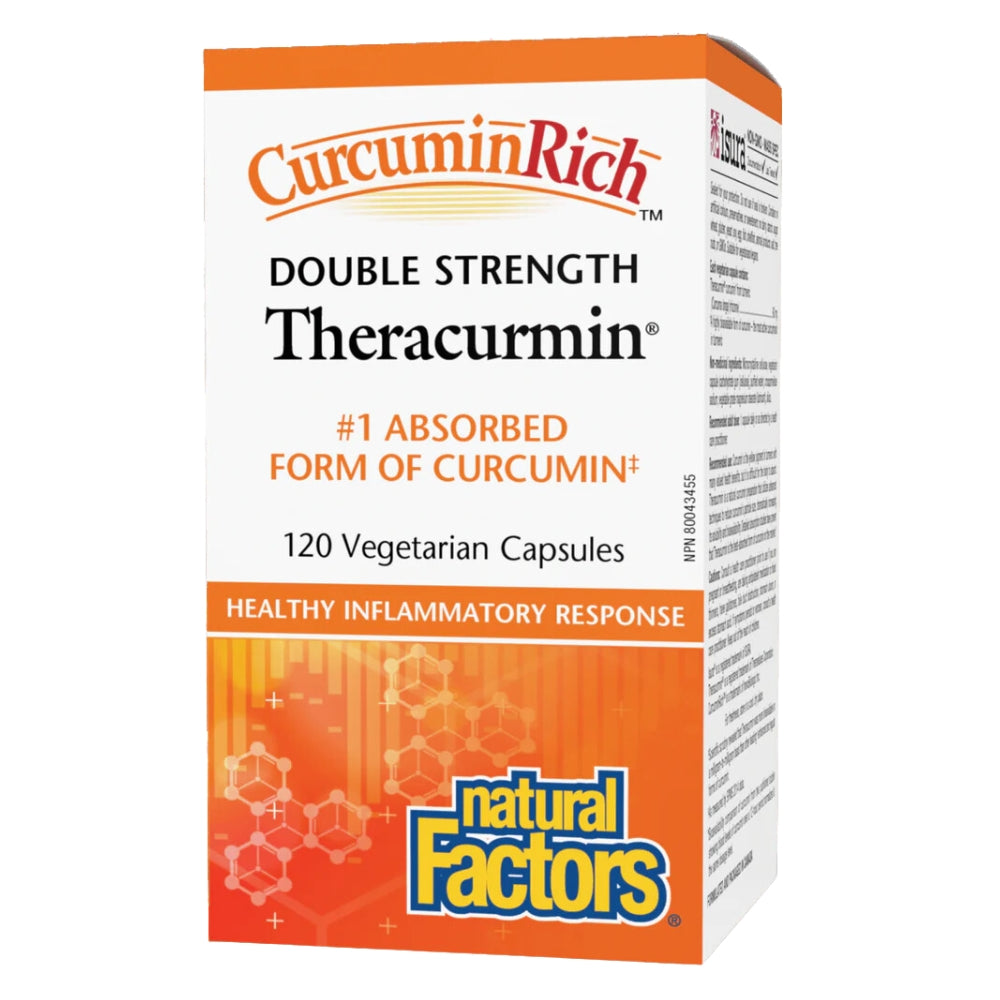 CurcuminRich Theracurmin Double Strength, 120 Veggie Caps – VITAMALL